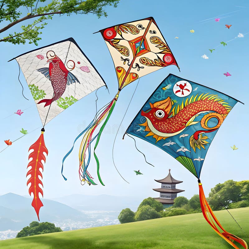 Traditional Kite Making Involves Vibrant Materials and Intricate ...