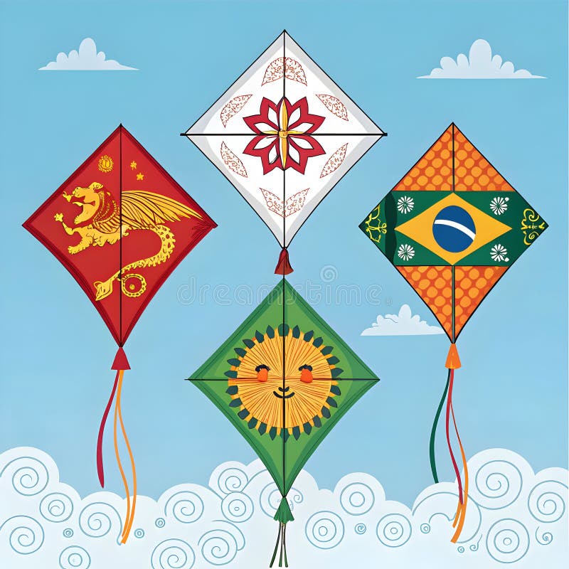 Traditional Kite Making Involves Vibrant Materials and Intricate ...