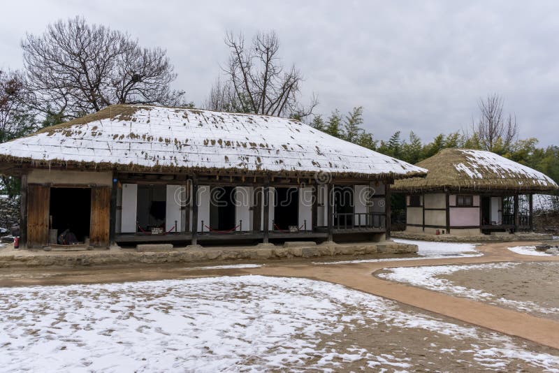 Traditional Korean house stock photo. Image of asian - 48134130