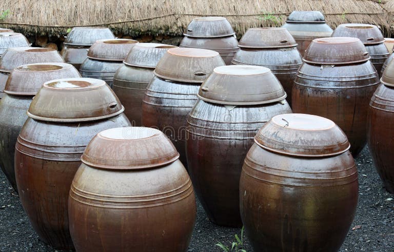 Korean Traditional Kimchi Pots Stock Photos - Free & Royalty-Free Stock ...
