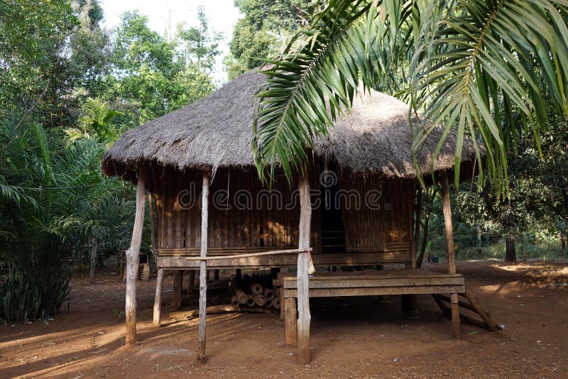 Traditional Lao Style House Stock Photo - Image of home, building: 85500486