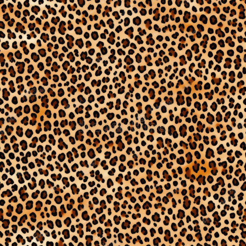 Traditional Leopard Print Seamless Pattern. Classic Seamless Pattern of ...
