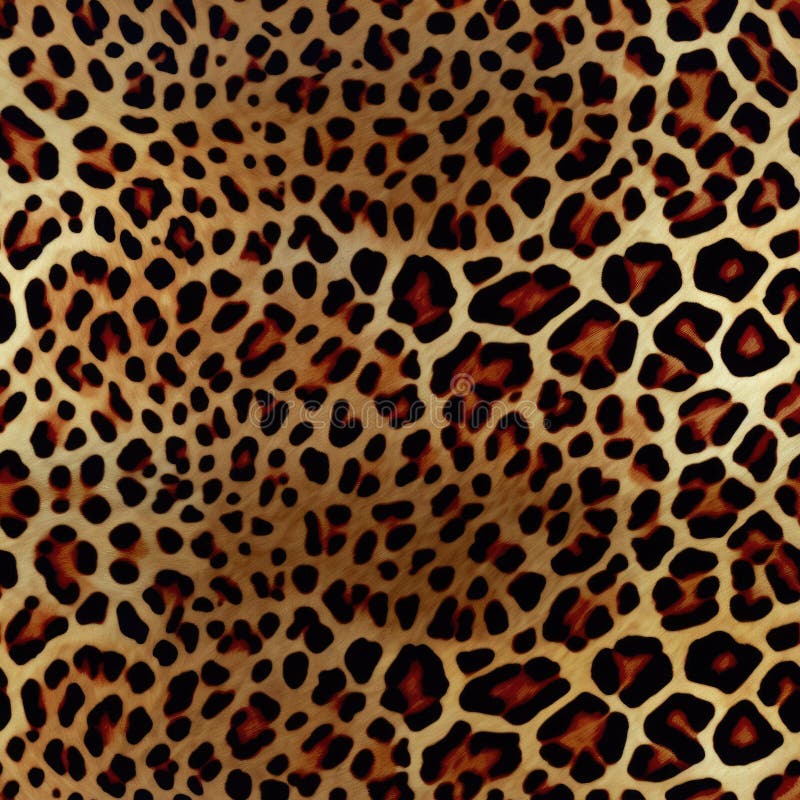 Traditional Leopard Spots on Seamless Background. Seamlessly Repeating ...