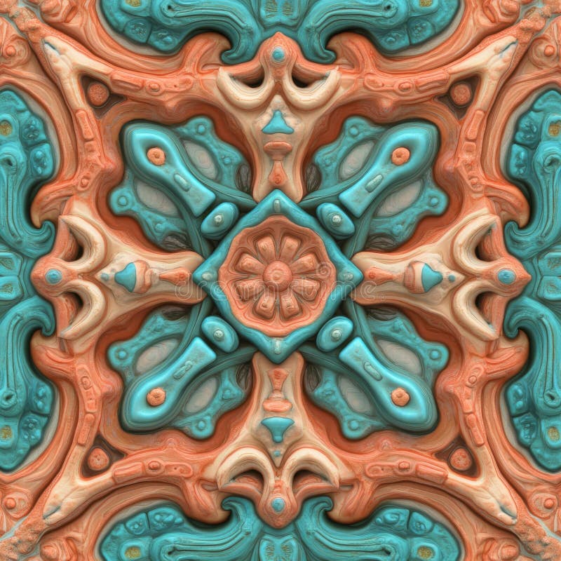 Traditional Lotus Flower Repeating Pattern Suitable for Backgrounds and ...