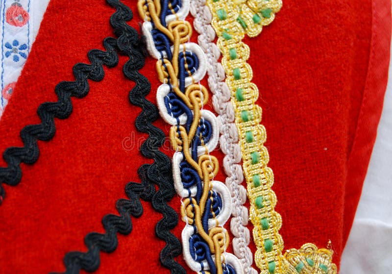 Traditional Macedonian Clothes Stock Photo - Image of detail, folk ...