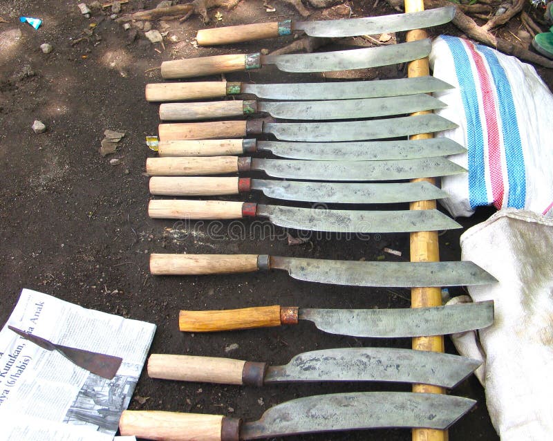 Traditional Machetes of Various Sizes and Models are Sold Openly at a ...