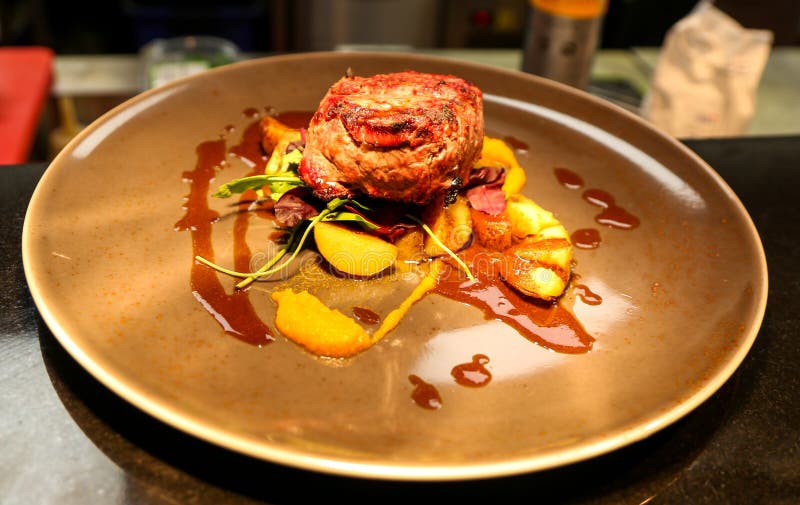 Sauteed Reindeer Venison Steak Stock Photo - Image of finland, cuisine ...