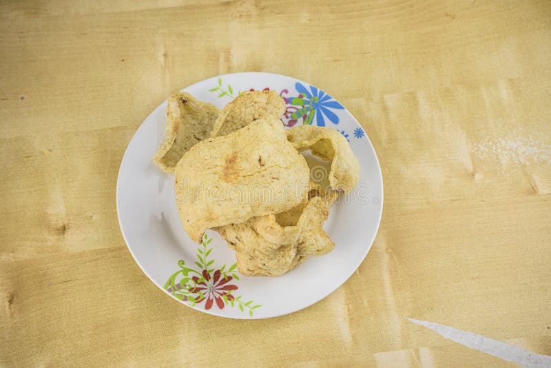 Traditional Malay Food, Fish Cracker. Stock Photo - Image of krupuk ...