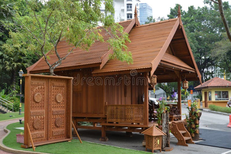 Traditional Malay House stock image. Image of malaysia - 167660939
