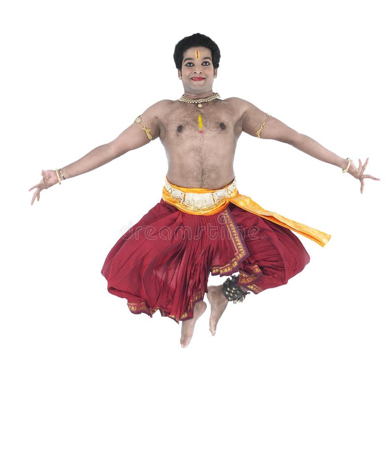 Male Indian Traditional Dancer Stock Photo - Image of custom ...