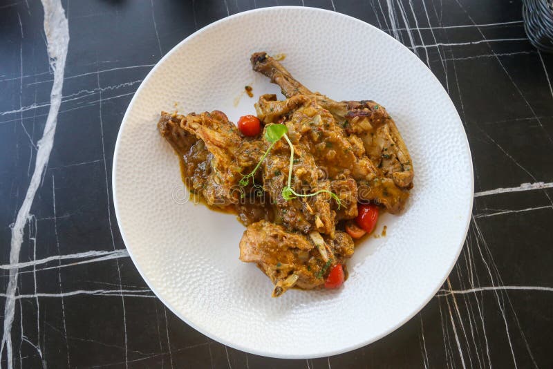 Traditional Maltese National Dish Stewed Rabbit on the Table in ...