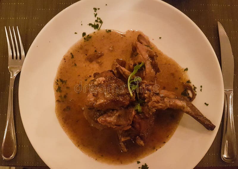 Traditional Maltese Rabbit. Stock Photo - Image of meat, fresh: 123561398