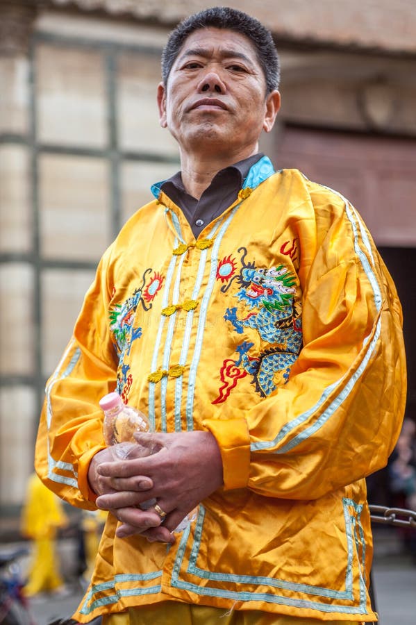 Traditional man editorial stock image. Image of chun - 37941664