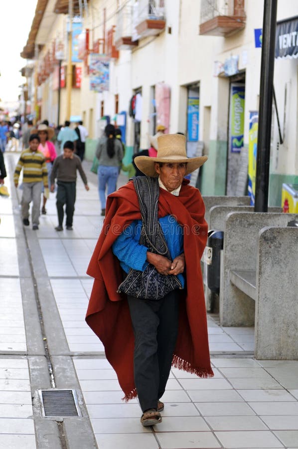 Traditional Man from the Northern Andes of Peru Editorial Photo - Image ...