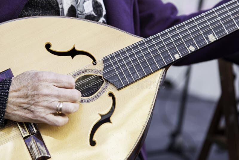 Traditional mandolin stock image. Image of instrument - 52557799