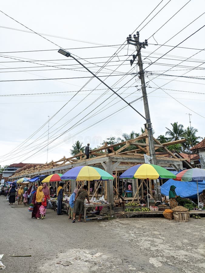 Traditional Market in Central Java Indonesia Editorial Stock Photo - Image of java, indonesia ...