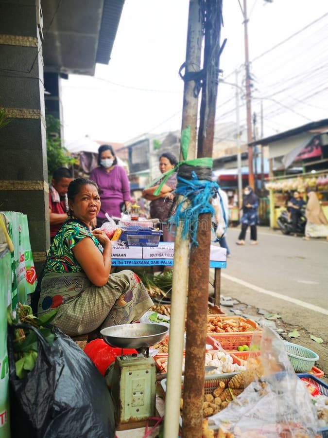 Traditional Market in Jakarta Editorial Stock Photo - Image of bazaar ...