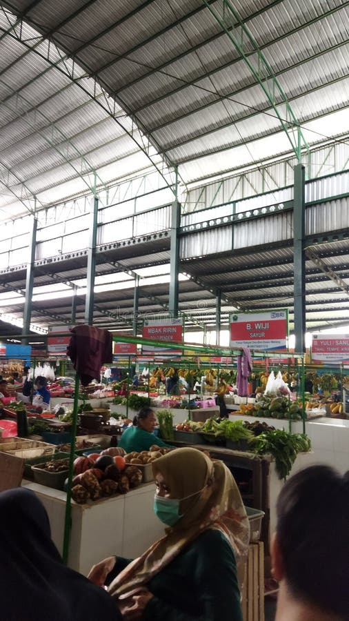 At the traditional market editorial photo. Image of shopping - 286561676