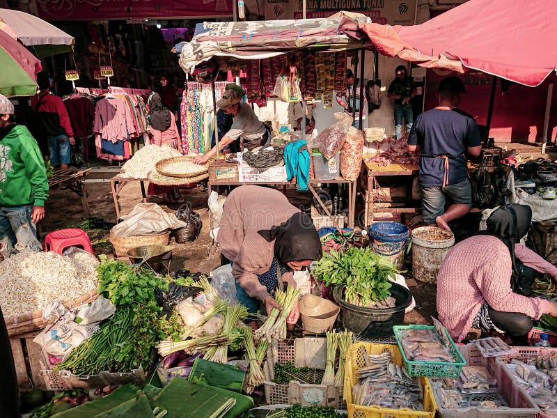 Traditional Market in Padalarang West Java Indonesia Editorial Photo ...