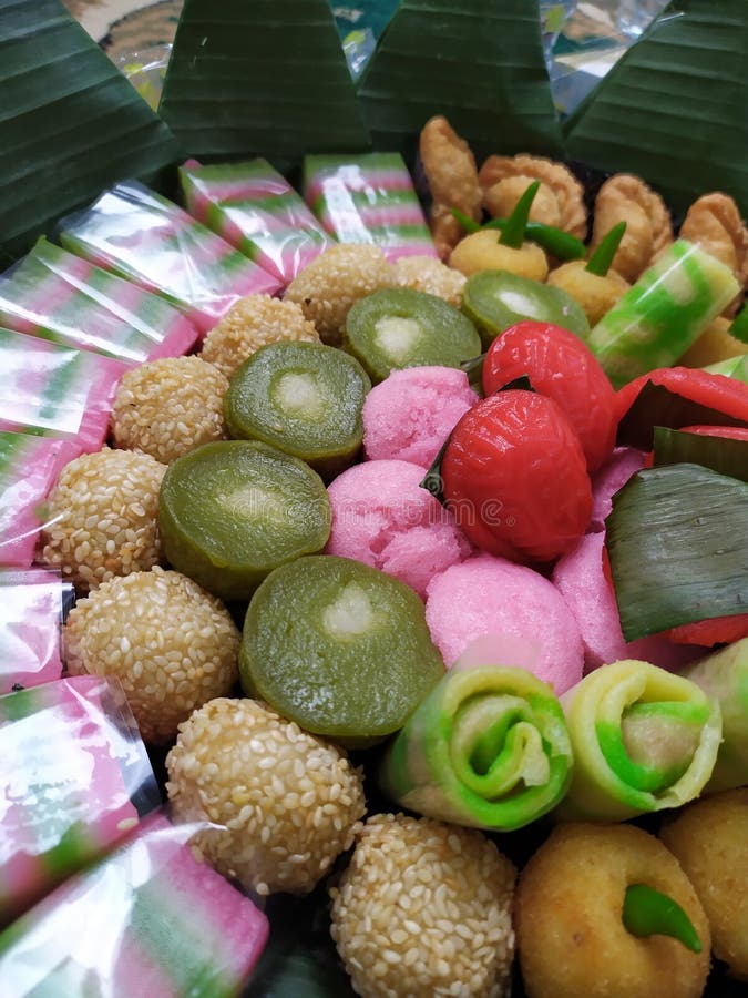 Traditional Market SnacksIndonesia Stock Image - Image of indonesia ...
