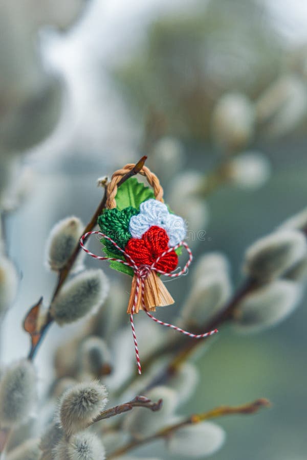 Traditional Martisor Spring Celebration Talisman Stock Photo - Image of ...