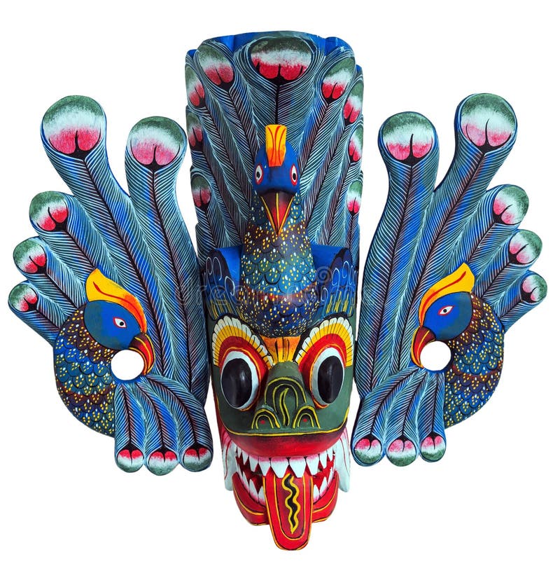 Traditional Mask Sri Lanka. Stock Image - Image of color, horror: 69079067