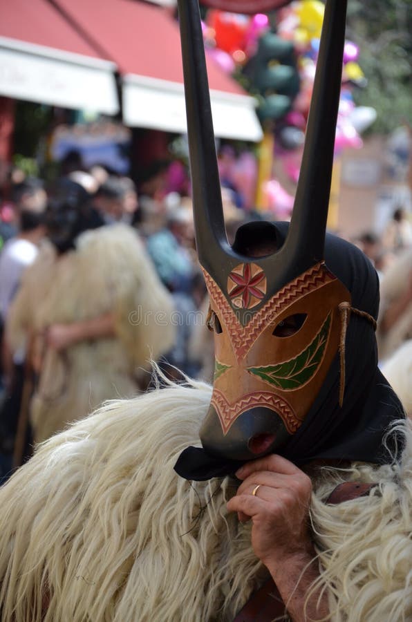 Traditional Masks of Sardinia Editorial Stock Image - Image of ...
