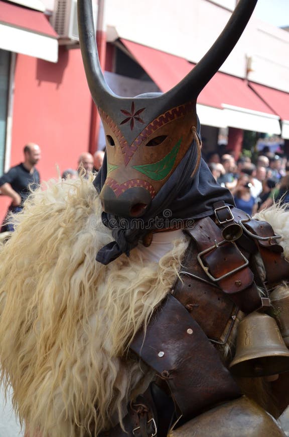 Traditional Masks of Sardinia Editorial Photo - Image of mamutzones ...
