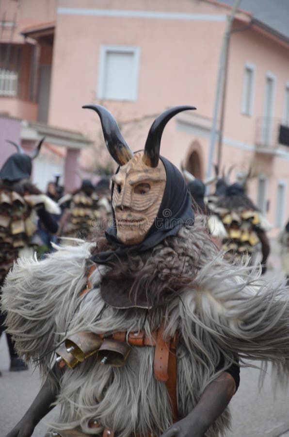 Traditional Sardinian Mask - Traditioneel Sardijns Masker Editorial ...