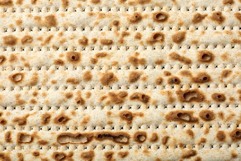 Traditional Matzo As Background. Pesach Passover Celebration Stock ...
