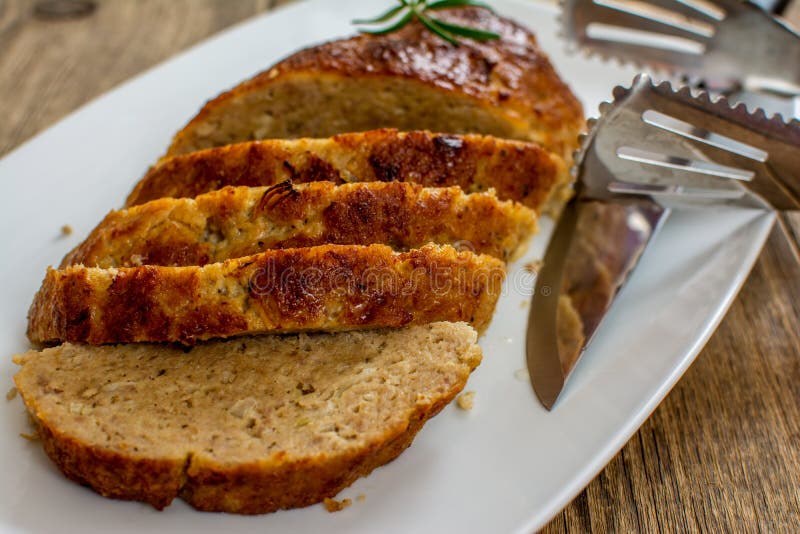 Traditional meat loaf stock image. Image of meat, beef - 62871533