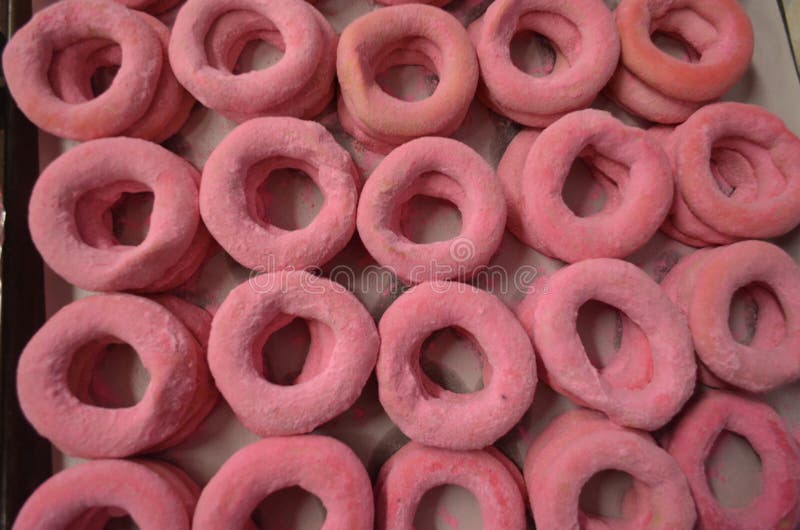 Traditional mexican bread stock image. Image of pink - 69385057