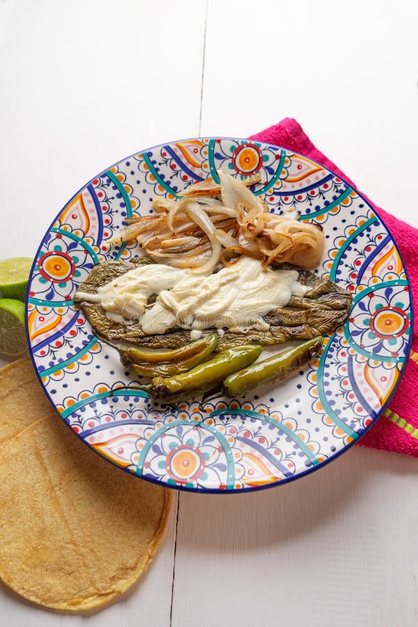 Mexican Grilled Nopal Cactus with Melted Cheese and Serrano Peppers ...