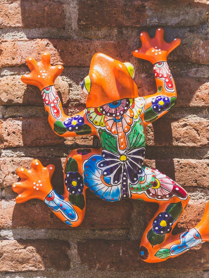 Traditional Mexican Handicraft Frogs Stock Photo - Image of indigenous ...
