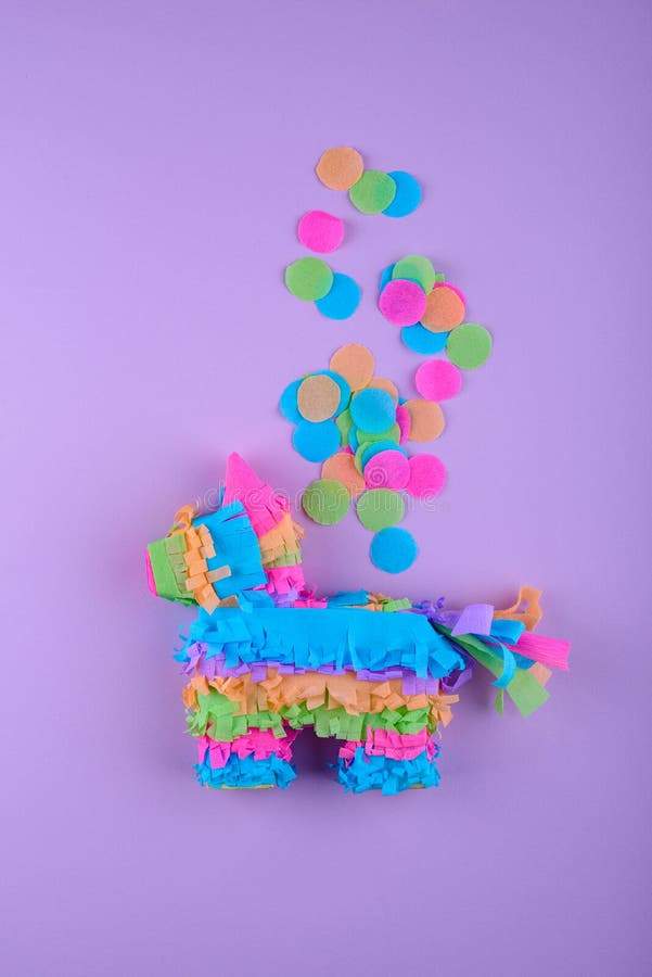Traditional Mexican Pinata in Shape of Donkey Stock Image - Image of ...