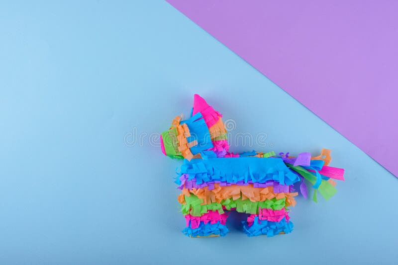 Traditional Mexican Pinata in Shape of Donkey Stock Image - Image of ...