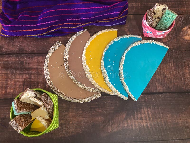 Traditional Mexican Sweets, Delicious and Full of Color Stock Photo ...