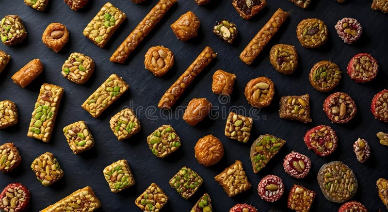 Basbousa Arabic Sweet Bakery. Middle Eastern Dessert Vector ...