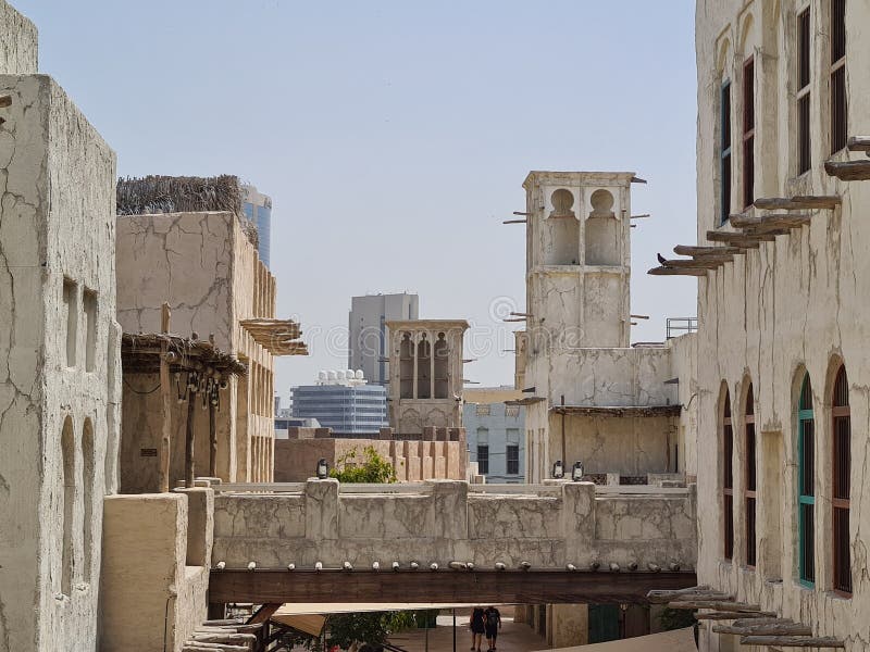 Traditional Middle Eastern Architecture with Modern Buildings in the ...