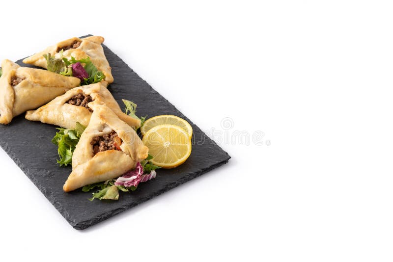 Traditional Middle Eastern Fatayer Stock Photo - Image of fatayer ...