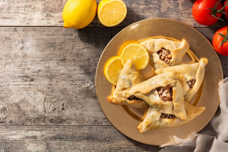 Traditional Middle Eastern Fatayer Stock Image - Image of middle ...