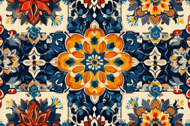 A Traditional Middle Eastern Pattern, Intricate and Artistic, Design ...