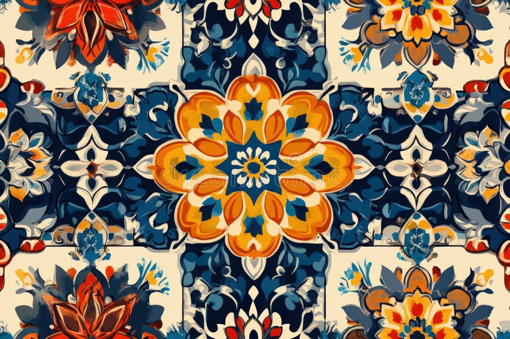 A Traditional Middle Eastern Pattern, Intricate and Artistic, Design ...