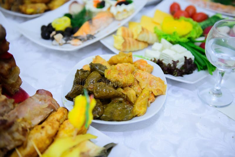 Traditional Moldovan Cuisine, Cabbage Rolls with Rice and Meat Stock ...