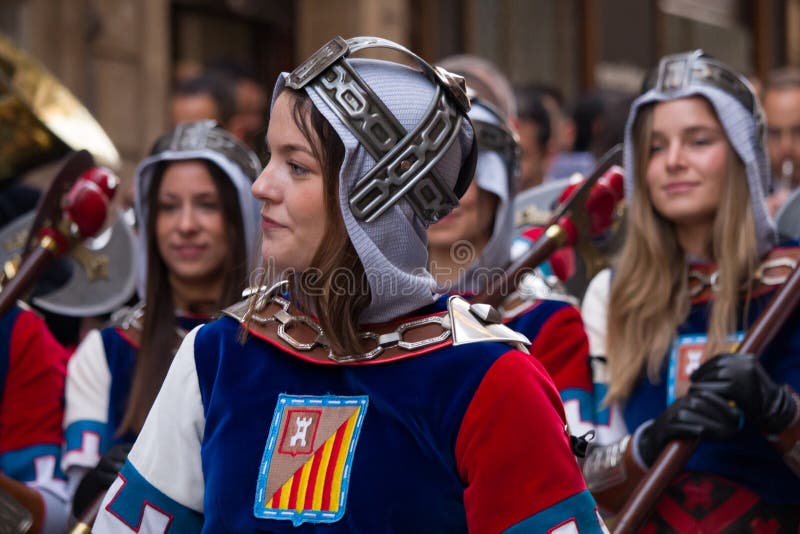 Traditional Moors and Christians Festivals in Alcoy. Editorial ...
