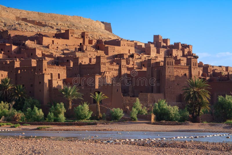 Traditional Moroccan Casbah Stock Image - Image of country, plant: 9653327