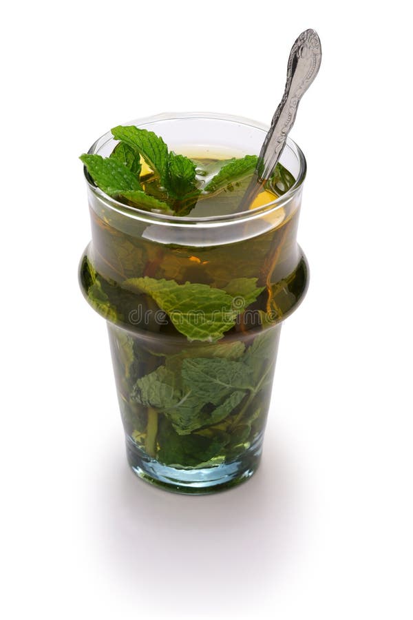 Traditional Moroccan Mint Tea Stock Photo - Image of vintage, morocco ...