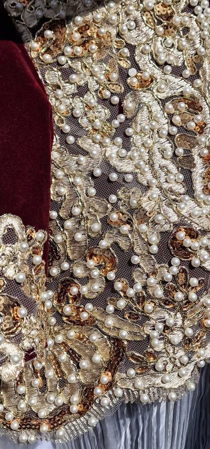 Traditional Motifs on Albanian Clothes Stock Photo - Image of vintage ...