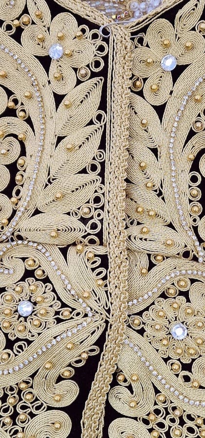 Traditional Motifs on Albanian Clothes Stock Image - Image of design ...