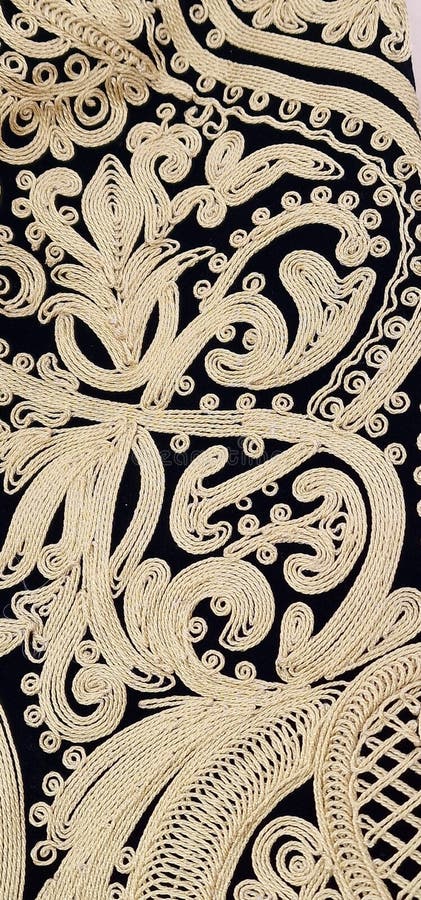 Traditional Motifs on Albanian Clothes Stock Image - Image of pattern ...